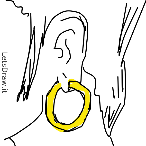 How to draw earring / 8c5gbqqky.png / LetsDrawIt