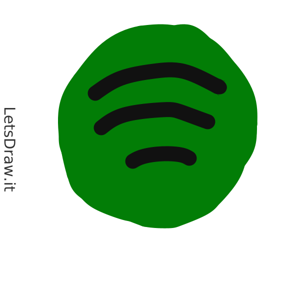 How to draw Spotify / 8e1ccsa7q.png / LetsDrawIt
