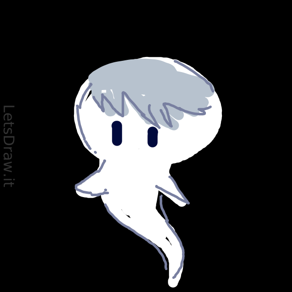 How to draw ghost / 8ejheutqg.png / LetsDrawIt