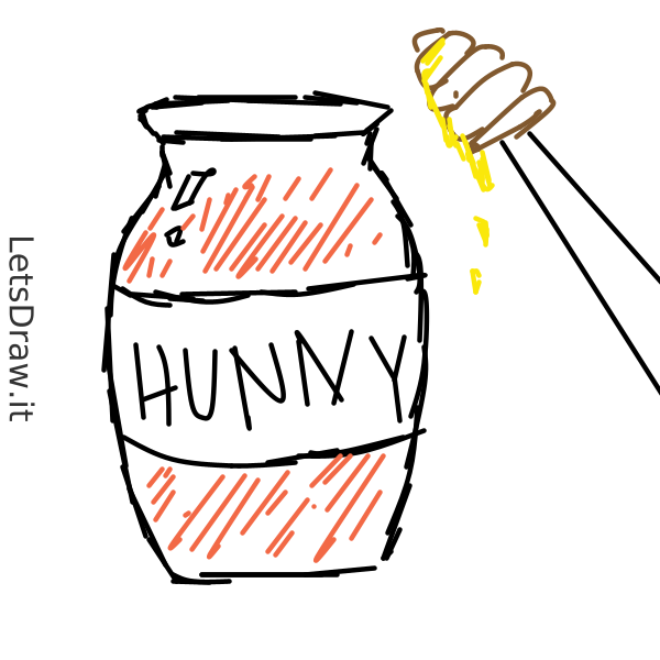 How to draw honey / 8fe5bi9g6.png / LetsDrawIt