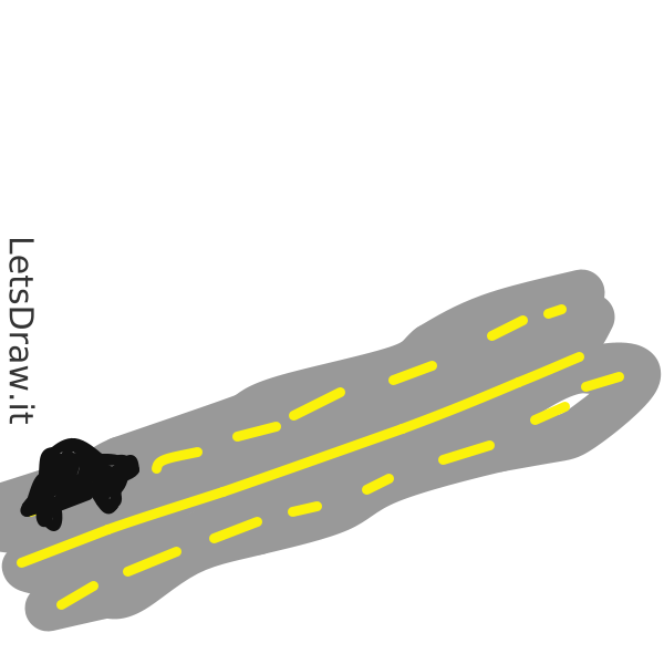 How to draw road / 8g6ujto58.png / LetsDrawIt