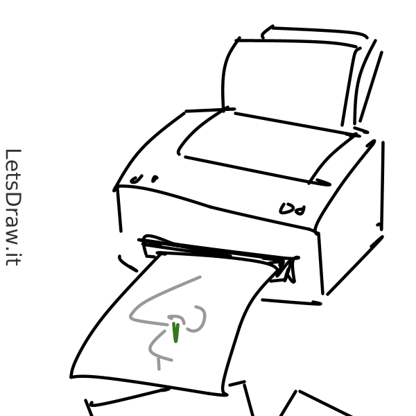 How to draw printer / 8h4bp7x6.png / LetsDrawIt