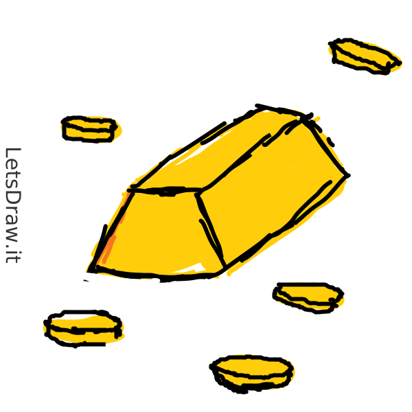 How to draw gold / 8hohqproh.png / LetsDrawIt