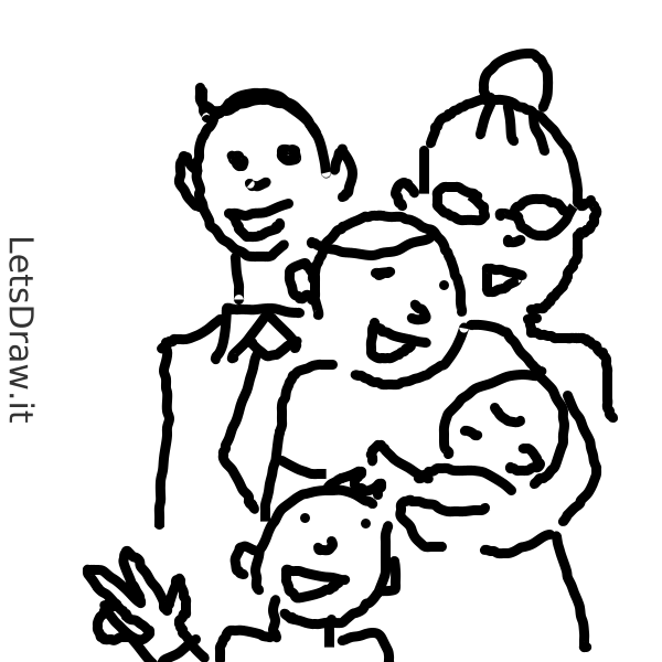 How to draw family / 8iggofexb.png / LetsDrawIt