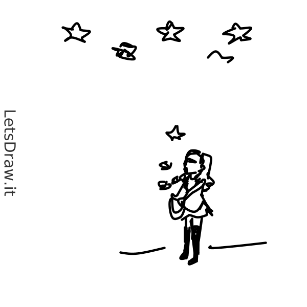 How to draw stars / 8iuwbbaf4.png / LetsDrawIt