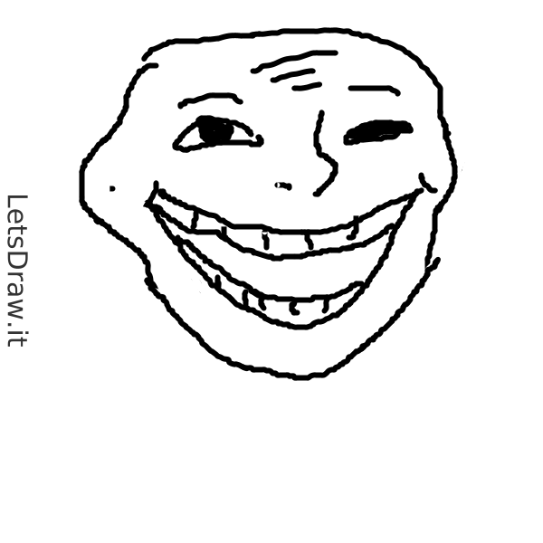 How to draw troll face / 8ixhtejwr.png / LetsDrawIt