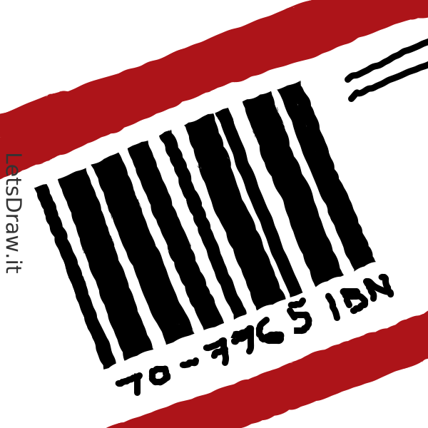 How to draw barcode / 8k5zud7c8.png / LetsDrawIt