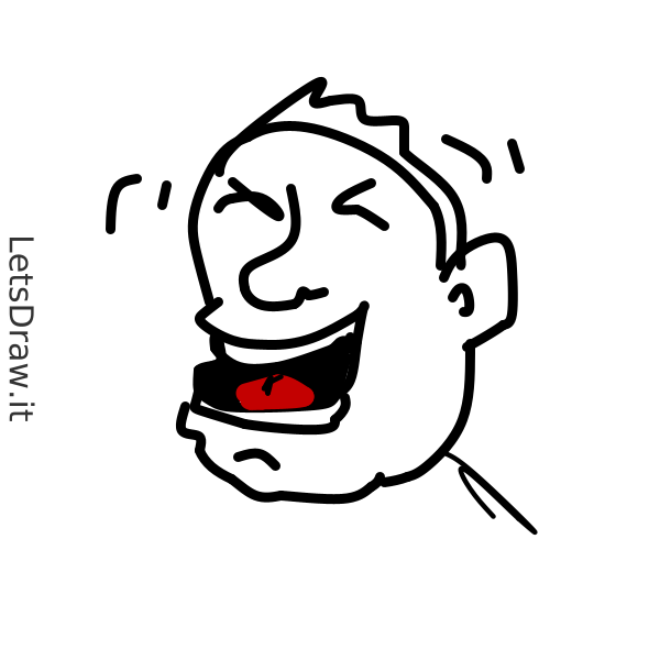 How to draw laughter / 8ndhkm3h7.png / LetsDrawIt
