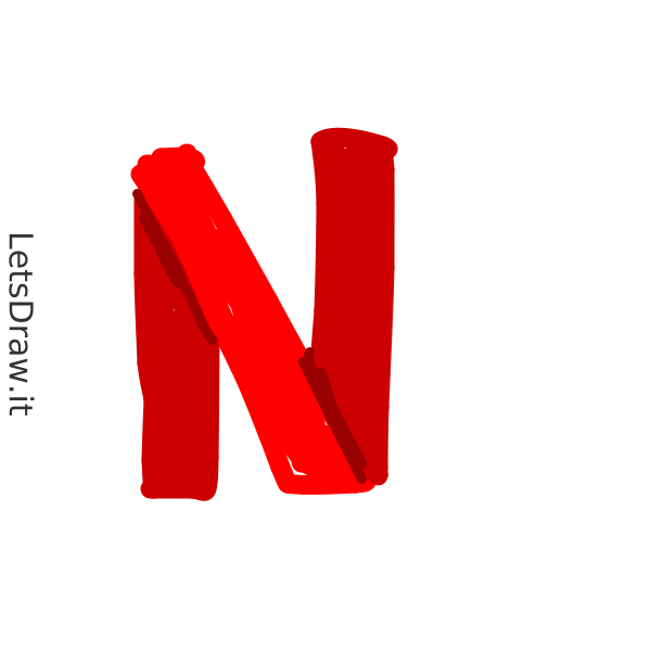 How to draw netflix / 8pgqfm58d.png / LetsDrawIt