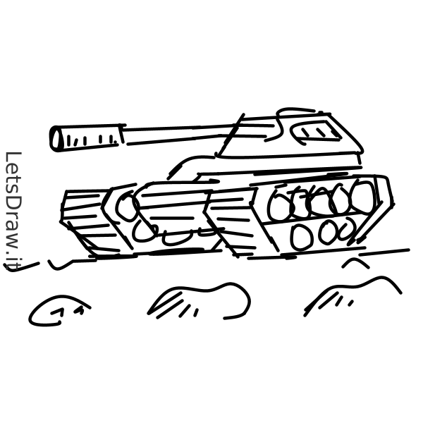 How to draw tank / 8psog7zxa.png / LetsDrawIt