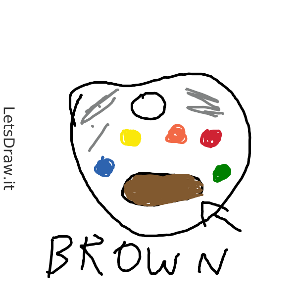 How to draw brown / 8rurpemfj.png / LetsDrawIt