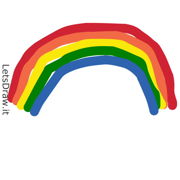 How to draw rainbow / 8rzk3n9n.png / LetsDrawIt