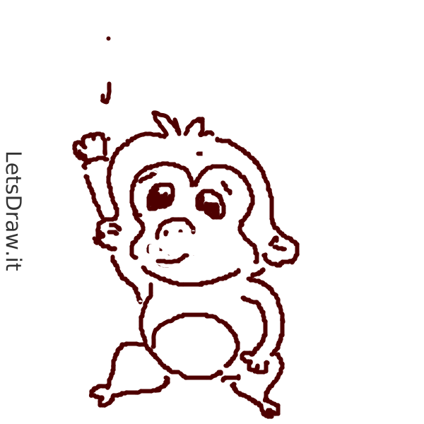 How to draw monkey / 8szjx8jfx.png / LetsDrawIt