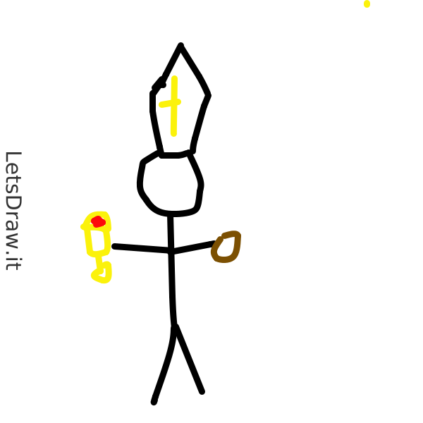 How to draw priest / 8ttoccok9.png / LetsDrawIt