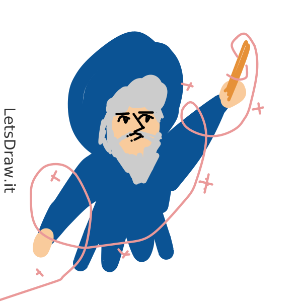 How to draw magician / 8twq88umy.png / LetsDrawIt