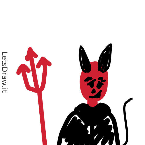 How to draw devil / 8ucrjmxb.png / LetsDrawIt