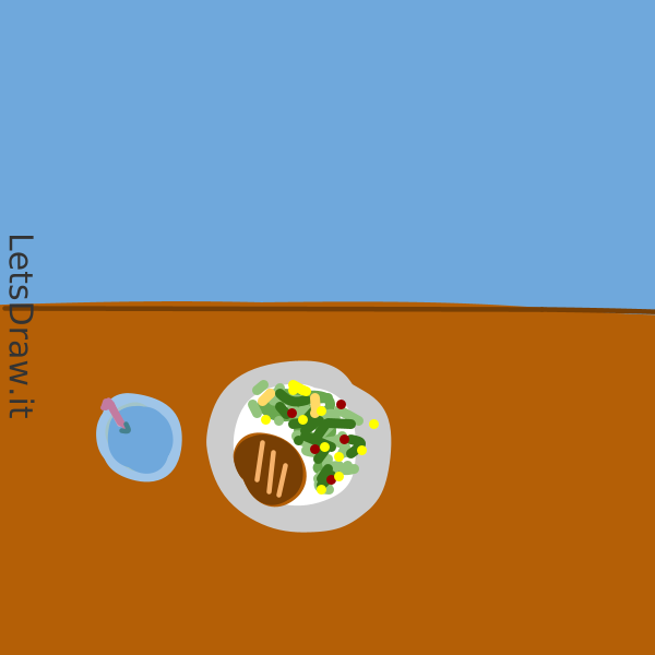 How to draw lunch / 8uzz8h877.png / LetsDrawIt