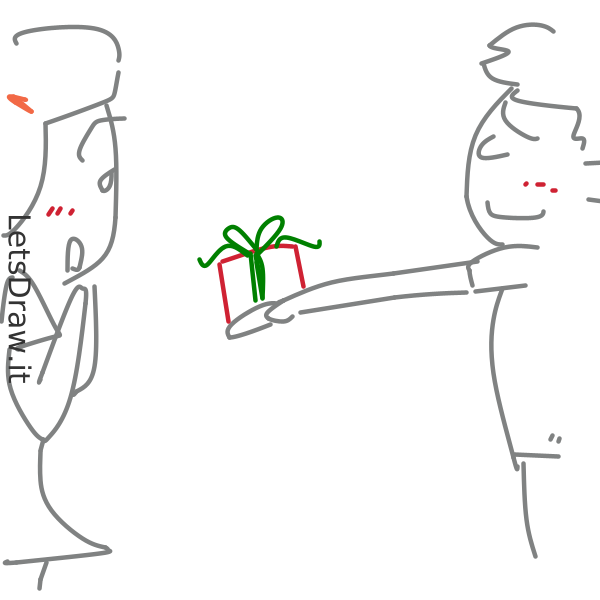 How to draw gift / 8wt8rz1uo.png / LetsDrawIt