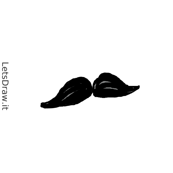 How to draw moustache / 91xdgeg5k.png / LetsDrawIt