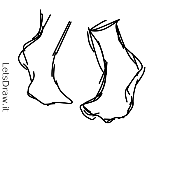 How to draw feet / 93oxpb14f.png / LetsDrawIt