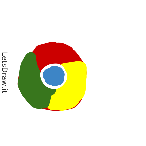 How to draw Chrome / 93udgrdiz.png / LetsDrawIt