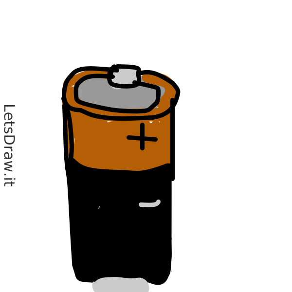 How to draw battery / 94b8g6j5q.png / LetsDrawIt
