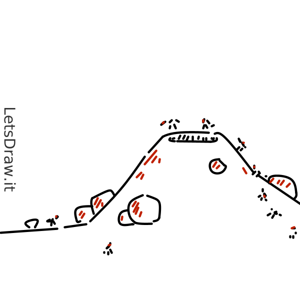 How to draw anthill / 94jqcbghg.png / LetsDrawIt