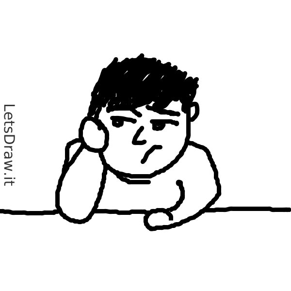 How to draw boredom / 95ceot5og.png / LetsDrawIt
