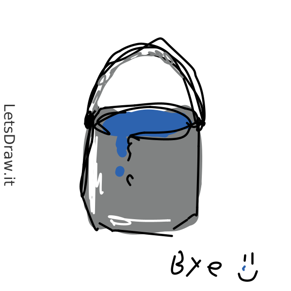 How to draw bucket / 95cpb95fd.png / LetsDrawIt