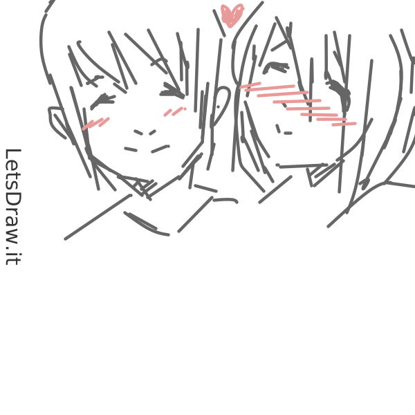 How to draw pair / LetsDrawIt