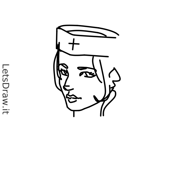 How to draw nurse / 97bmcxgye.png / LetsDrawIt