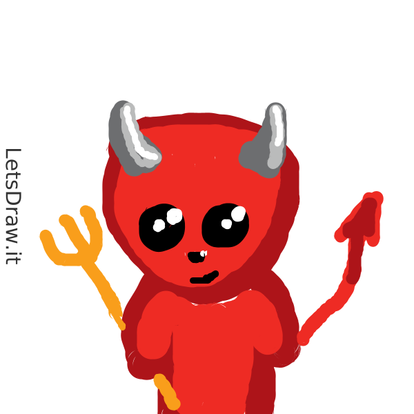 How to draw devil / 97ptqiy8k.png / LetsDrawIt