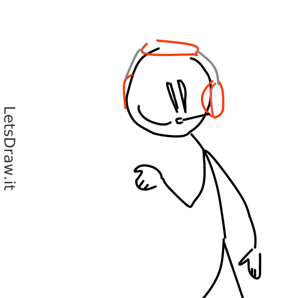 How to draw Stick man / 98coma17g.png / LetsDrawIt