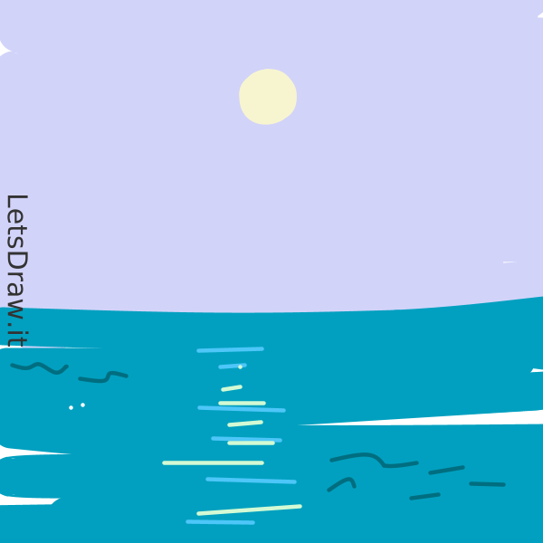 How to draw ocean / 98dopwjff.png / LetsDrawIt