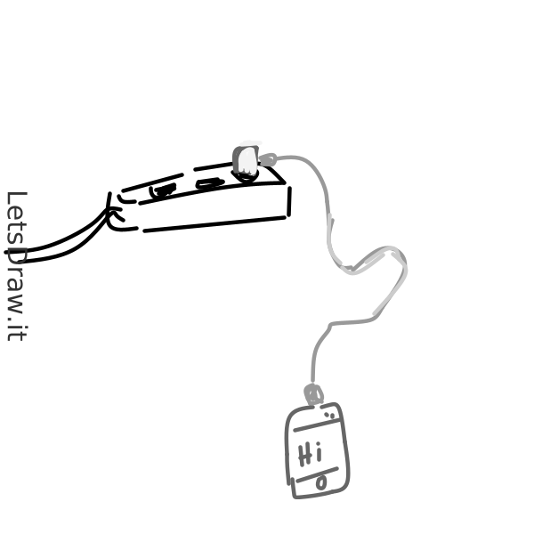 How to draw charger / 98z5enzm5.png / LetsDrawIt