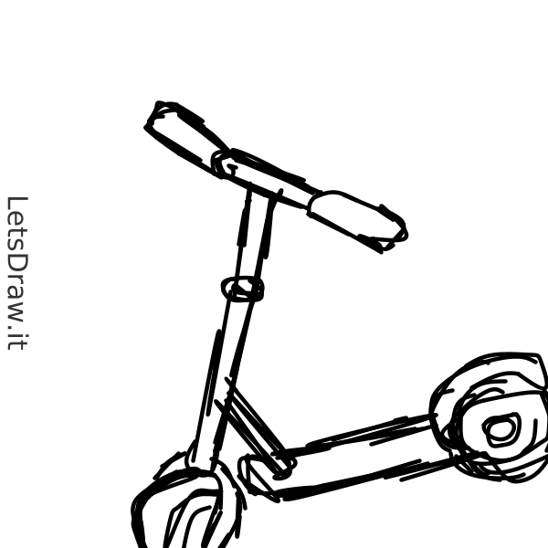 How to draw scooter / 9a8w8majp.png / LetsDrawIt