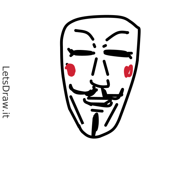 How to draw anonymous mask / 9b9cbgfmy.png / LetsDrawIt