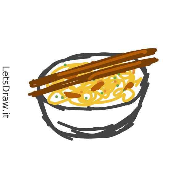 How to draw chinese food / 9df38zonk.png / LetsDrawIt