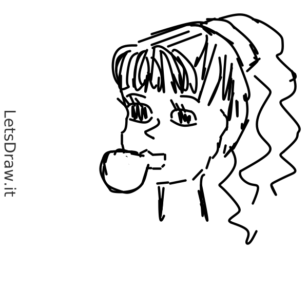 How to draw chewing gum / 9h88p1roo.png / LetsDrawIt