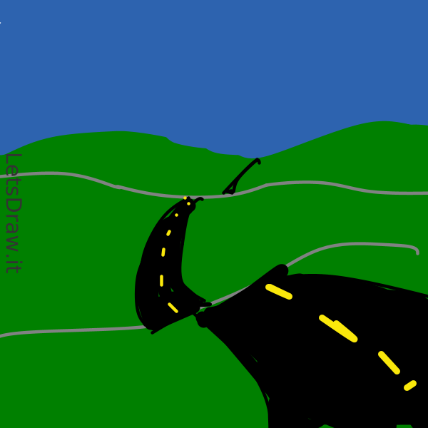 How to draw road / 9hps7zte.png / LetsDrawIt