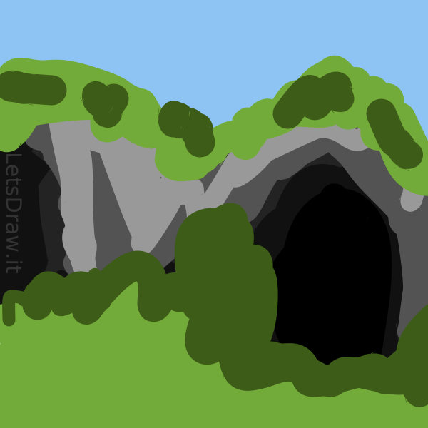 How to draw cave / 9k9pxt3e1.png / LetsDrawIt