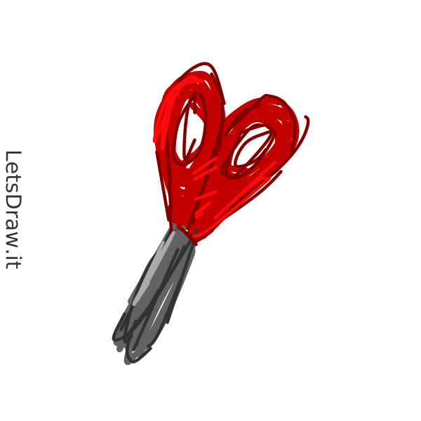 How to draw pair of scissors / 9mxdk47ea.png / LetsDrawIt