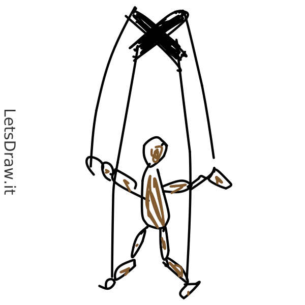 How to draw puppet / 9njxbbyep.png / LetsDrawIt