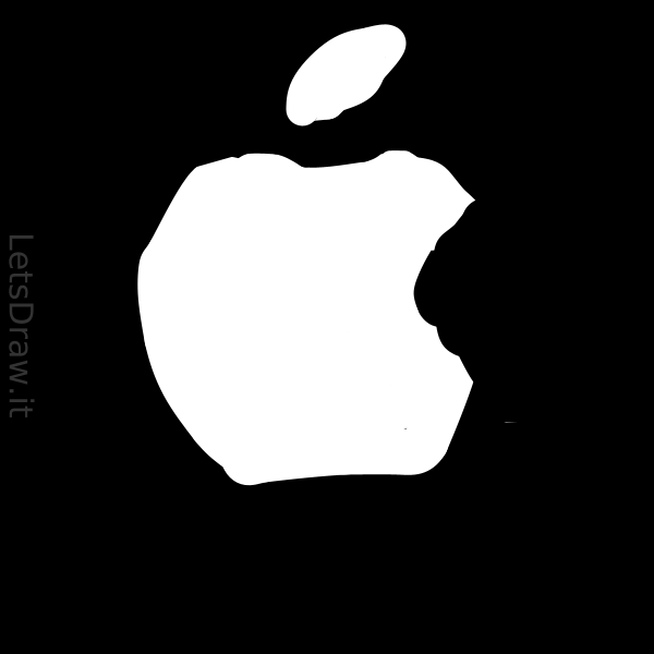How to draw Apple logo / 9ns6nhks7.png / LetsDrawIt