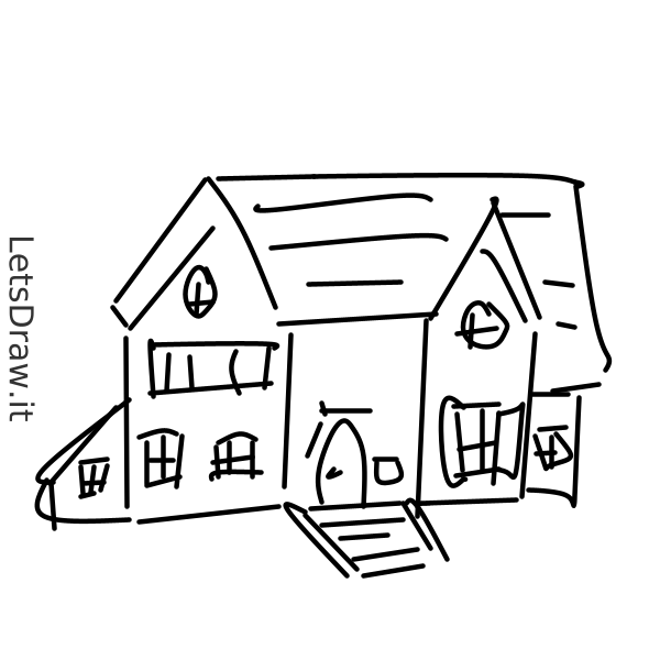 How to draw home / 9p4tnqcg7.png / LetsDrawIt