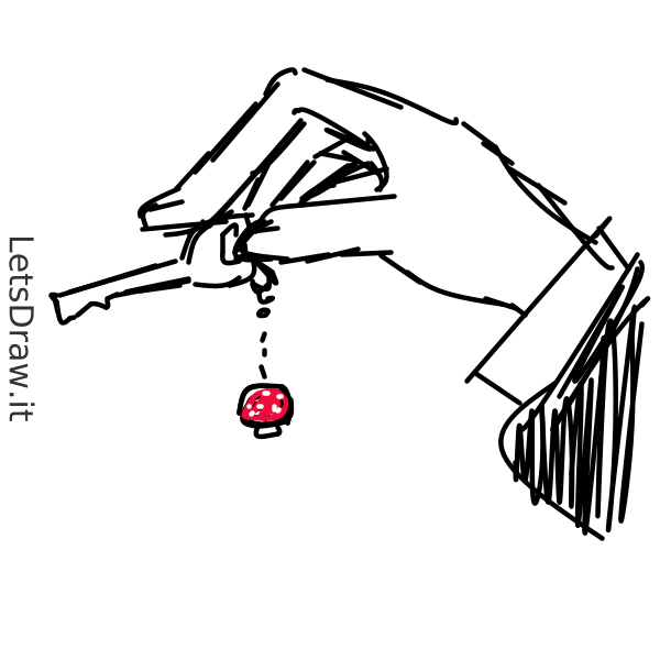 How to draw keychain / 9qg9pgcnu.png / LetsDrawIt