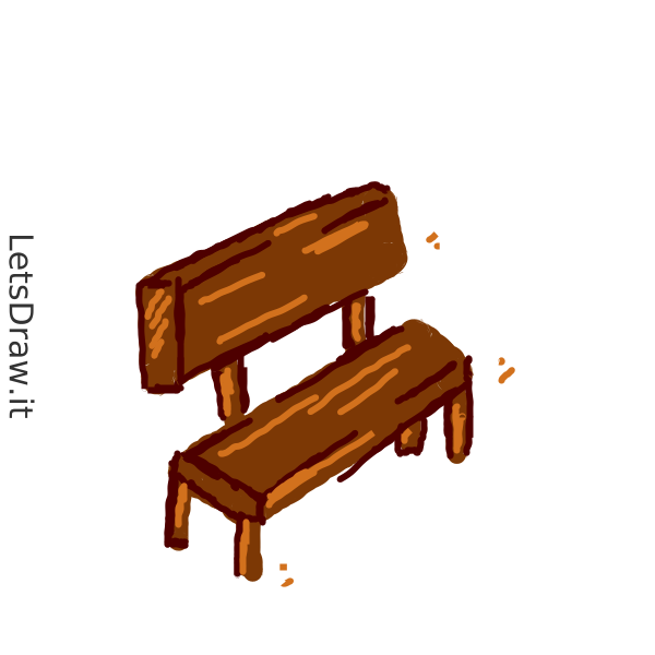 How to draw bench / 9qzk188i1.png / LetsDrawIt