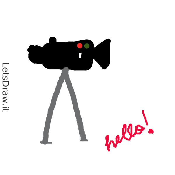 How to draw camera / 9r8iqcmng.png / LetsDrawIt