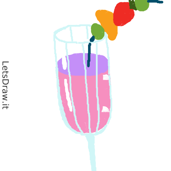 How to draw fruit cocktail / 9sjj1d65y.png / LetsDrawIt