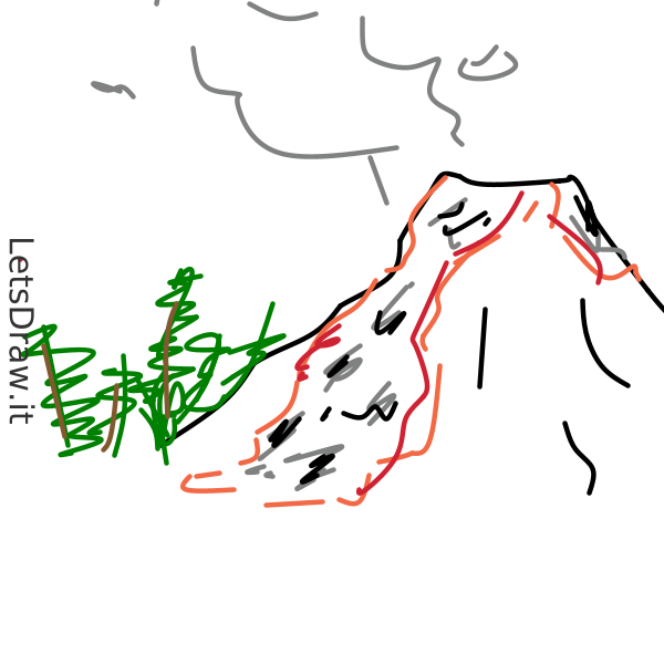 How to draw lava / Learn to draw from other LetsdrawIt players